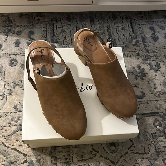 Style & Co. | Shoes | Style And Co Brown Heeled Clogs | Poshmark